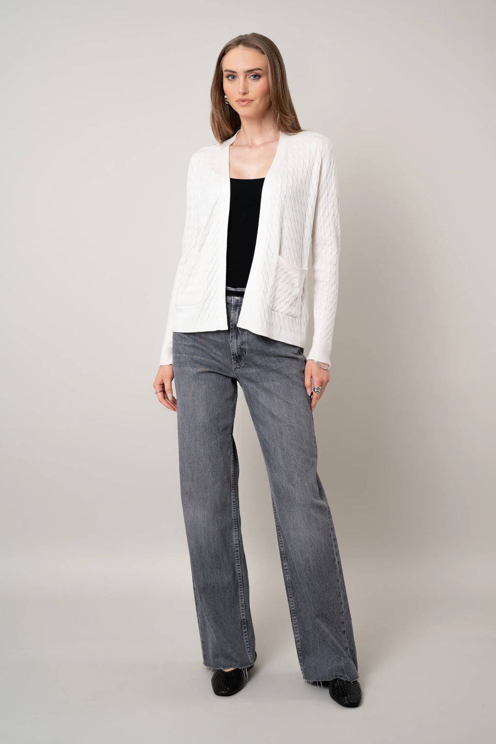 Cyrus - The Open Cable Cardigan