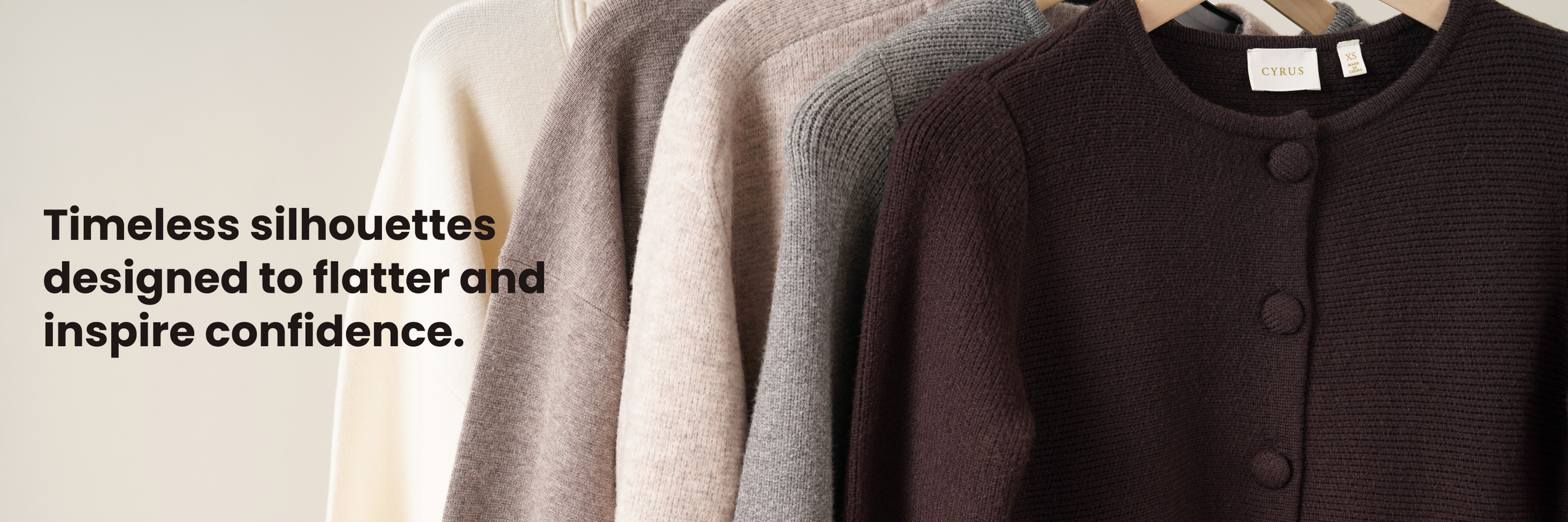 Cyrus | Sweaters, Cardigans, Coats & More