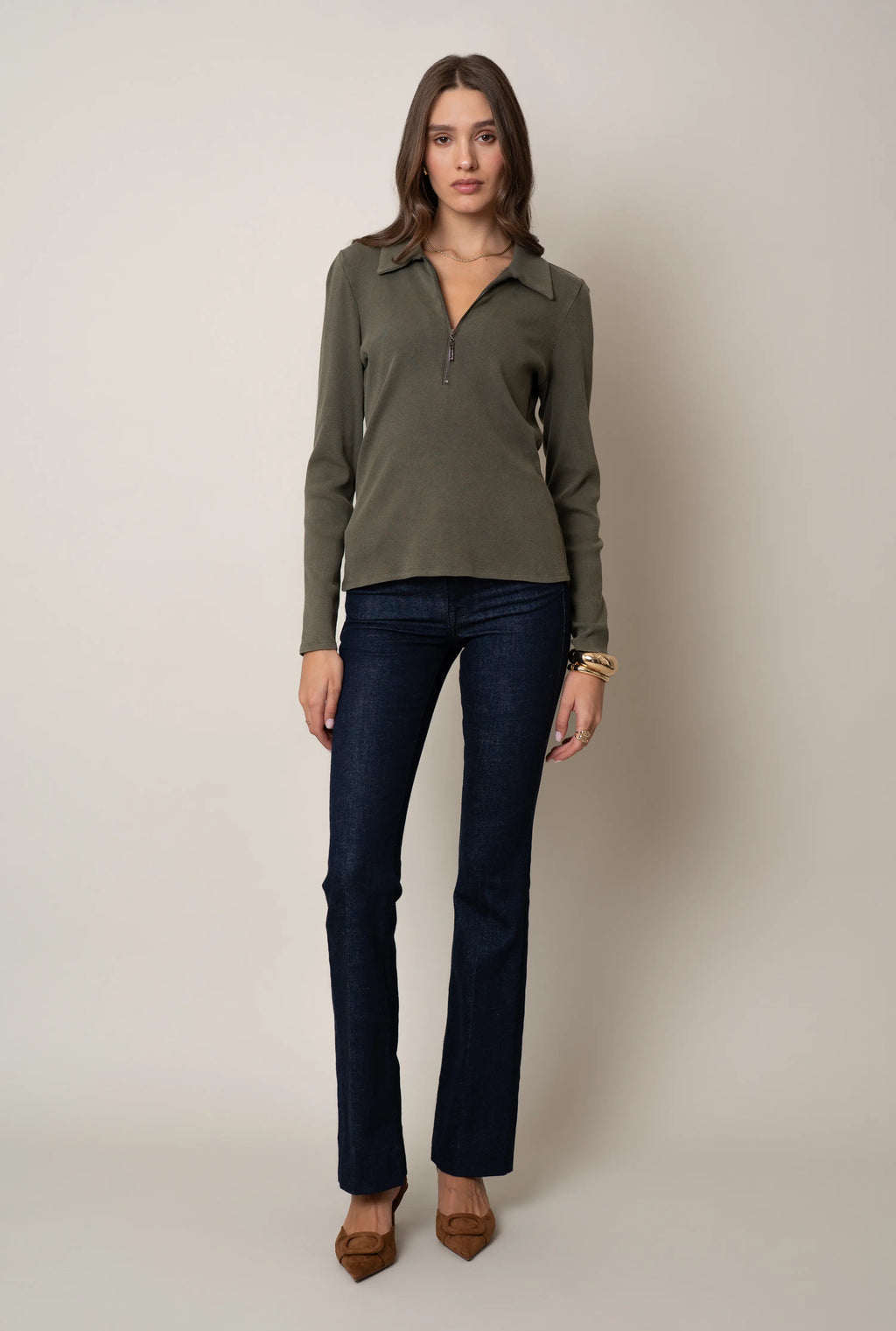 Cyrus - The Half-Zip Collared Knit